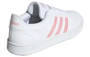 Adidas Grand Court Base Sneakers - White/pink