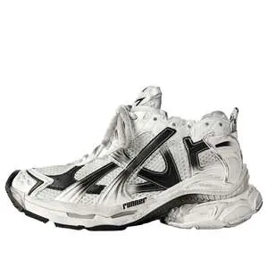 Balenciaga Runner Sneakers - White/black