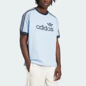 Adidas Premium Knitted T-shirt Asia Sizing 'clear Sky