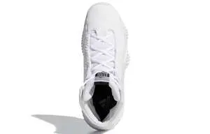Adidas Pro Bounce 2018 High Top Basketball Sneakers - White/black