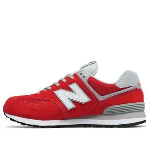 NEW BALANCE New Balance 574 Low Top Sneakers Red/gray