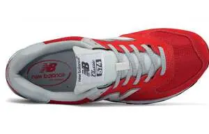 NEW BALANCE 574 Low Top Sneakers - Red/gray
