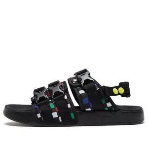 PUMA X Chinatown Market Leadcat Blazing Yellow Sandals - Black