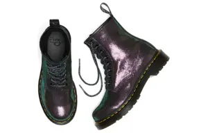 Dr. Martens 1460 Disco Iridescent Suede Lace Up Boots