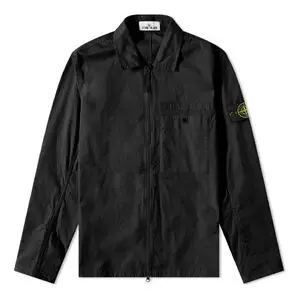 Stone Island Supima Cotton Shirt Jacket - Black