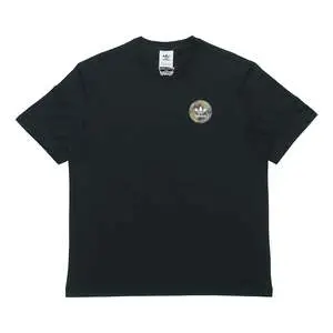 Adidas Originals Artist Tee Ss Pattern Printing Sports Male - Black