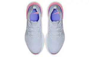 Nike Epic React Flyknit 2 Athletic Sneakers - Light Blue/red