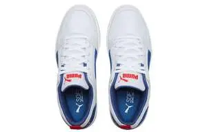 PUMA Rebound Layup Lo Sneakers - White/blue