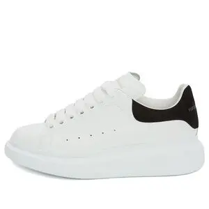 Alexander McQueen Oversized Suede Trim Sneakers - White/black