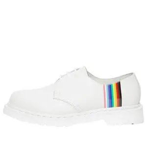 Dr. Martens 1461 Pride Smooth Lace Up Oxford - White