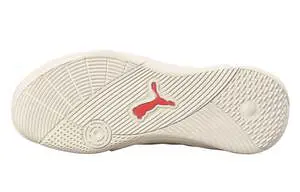 PUMA Sky Modern High Top Sneakers - White/red