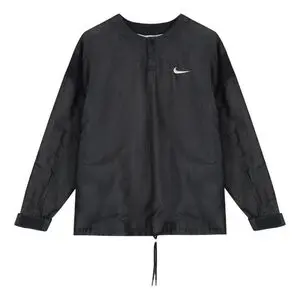 Nike X Fear Of God Long-sleeve Henley Top - Black/multi-color