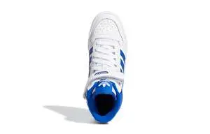 Adidas Originals Forum Mid Sneakers - White/blue