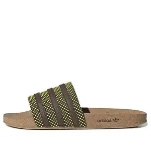 Adidas Adidas Adilette Slide 'Plant And Grow' Brown