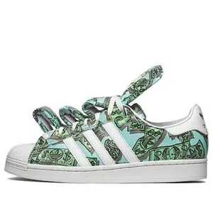 Adidas Jeremy Scott X Superstar 'money' Sneaker - White/green