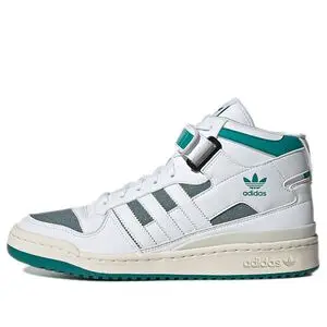 Adidas Forum Mid Sneakers - White/green