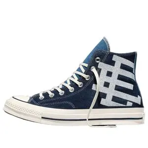CONVERSE X Eric Emanuel Chuck 70 High Top Sneakers - Navy/blue/egret