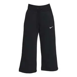 Nike Phoenix Fleece High-waisted Cropped Sweatpants - Black