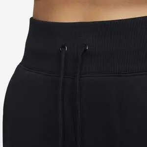 Nike Phoenix Fleece High-waisted Cropped Sweatpants - Black