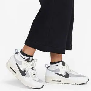 Nike Phoenix Fleece High-waisted Cropped Sweatpants - Black