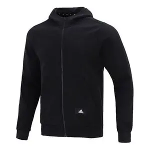 Adidas Fi Dblknt Fz Hooded Jacket - Black