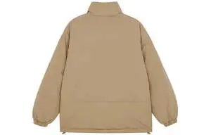 NEW BALANCE Logo Puffer Jacket - Khaki/white