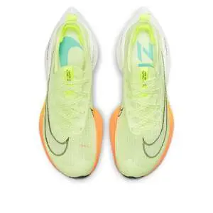Nike Zoom Alphafly Next% "fast Pack" Sneakers - Barely Volt/black/hyper Orange