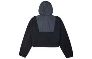 CONVERSE Full Zip Lamb Wool Hooded Jacket