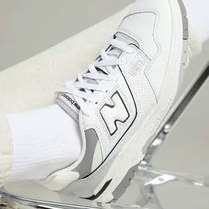 NEW BALANCE 550 "white Marblehead" Sneakers - White/gray