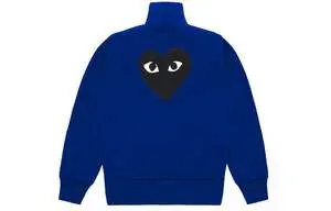 Play Comme Des Garcon Big Heart Zip Sweatshirt