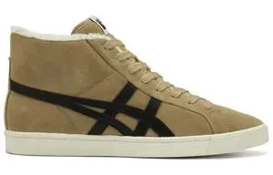 Onitsuka Tiger High Top Lace Up Sneakers - Khaki/black