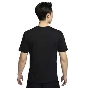Nike Logo Printing Sports Skateboard Short Sleeve T-shirt - Black