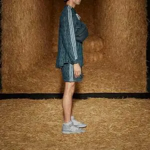 Adidas Originals X Ivy Park Crossover Stripe Denim Shirt