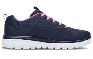 Sketchers Graceful Get Connected Sneakers - Bluewhitepink