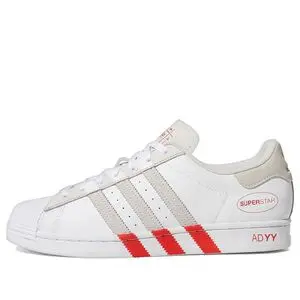 Adidas Superstar "extended 3-stripes" Sneakers - White/red