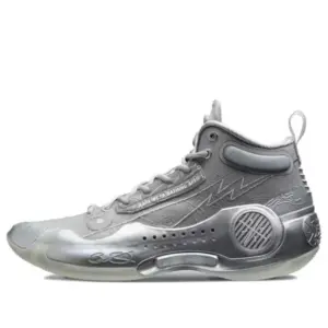 LI-NING Way Of Wade X Aape "10th Anniversary" High-top Sneakers - Silver/grey