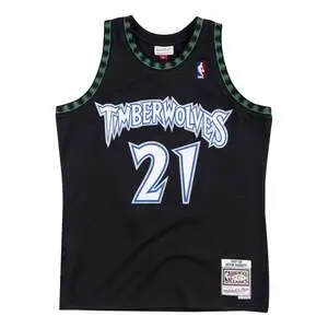 Mitchell & Ness Kevin Garnett Minnesota Timberwolves 1997/98 Swingman Jersey - Black/green