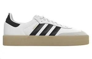 Adidas Sambae Platform Sneakers - Cloud White/cloud White/core Black