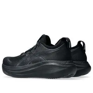 Asics Gel-nimbus 27 Wide Athletic Sneakers - Black/graphite Grey