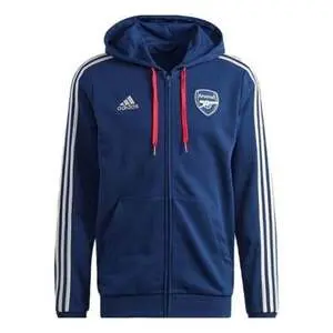 Adidas Arsenal Dna Full-zip Hoodie - Blue/white