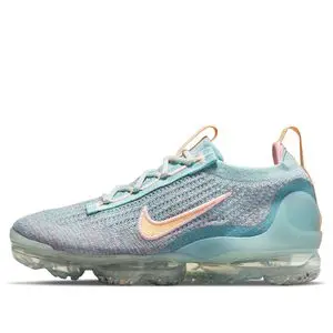 Nike Vapormax 2021 Flyknit Sneakers - Aqua/mango