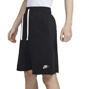 Nike Club Fleece Alumni French Terry Shorts - Black