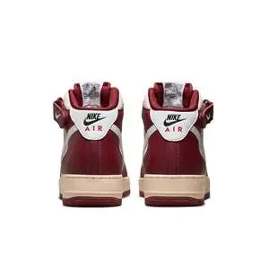 Nike Force 1 Mid 'city Pack London' Sneakers - Beige/burgundy