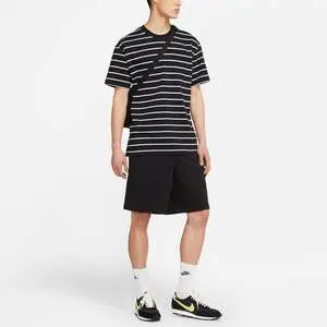 Nike Stripe Short Sleeve Tee - Black
