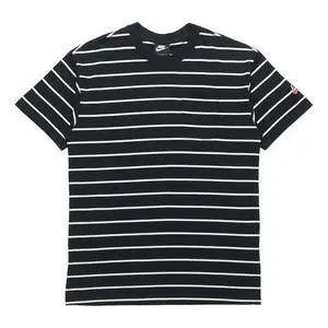 Nike Stripe Short Sleeve Tee - Black