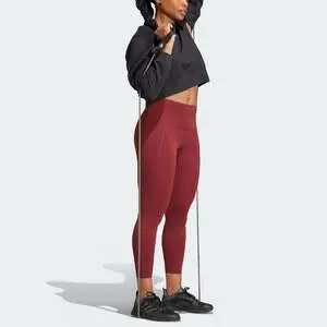 Adidas Optime Power 7/8 Leggings - Red