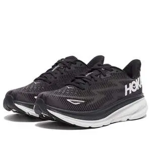 Hoka One One Clifton Athletic Sneakers - Black/white