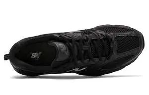 NEW BALANCE 530 Retro Lace Up Sneakers - Black