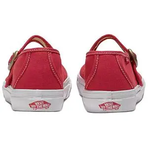 VANS Mary Jane Canvas Sneakers - Red/white