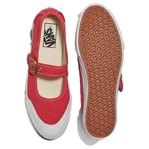 VANS Mary Jane Canvas Sneakers - Red/white